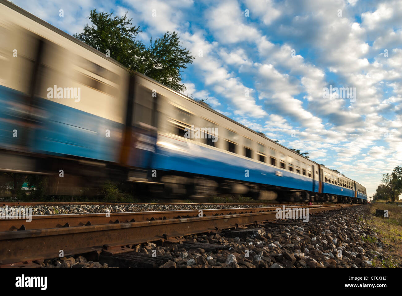 High speed train turn hi-res stock photography and images - Alamy