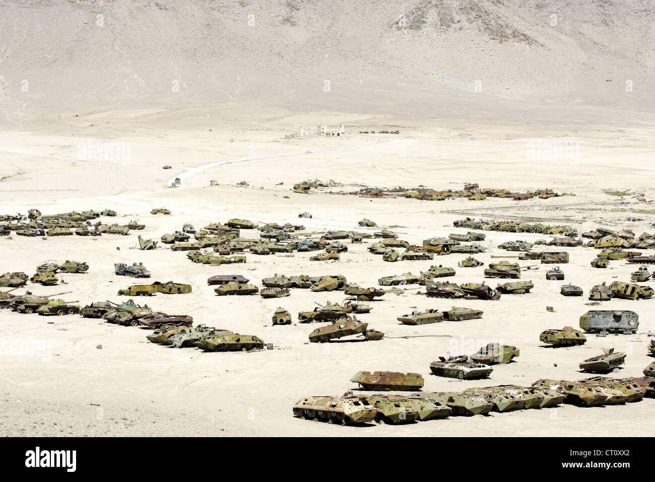 Tank graveyard hi-res stock photography and images - Alamy
