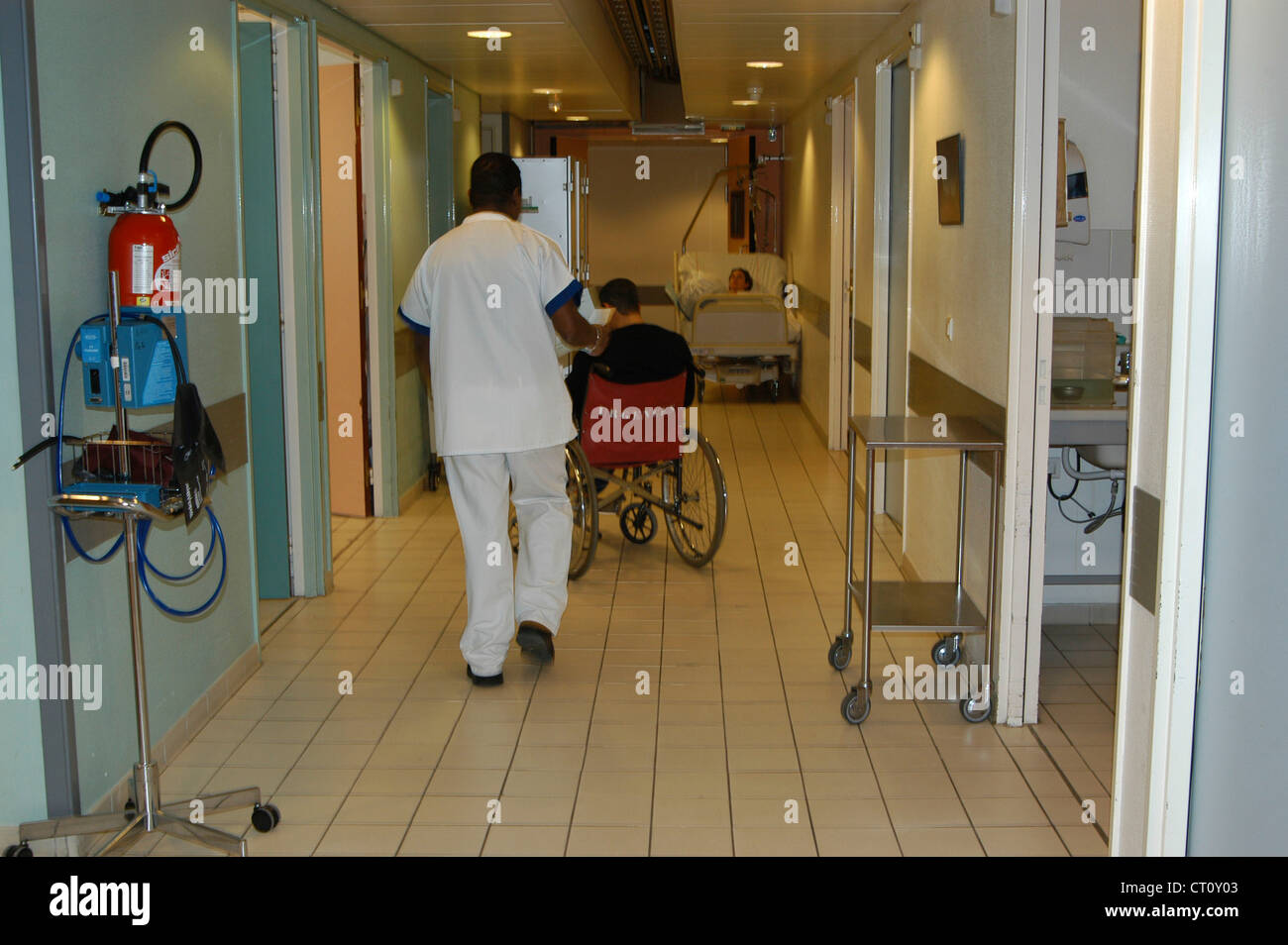 INTERIOR OF A HOSPITAL Stock Photo - Alamy
