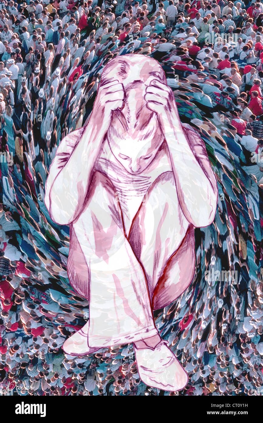 Phobia illustrations hi-res stock photography and images - Alamy