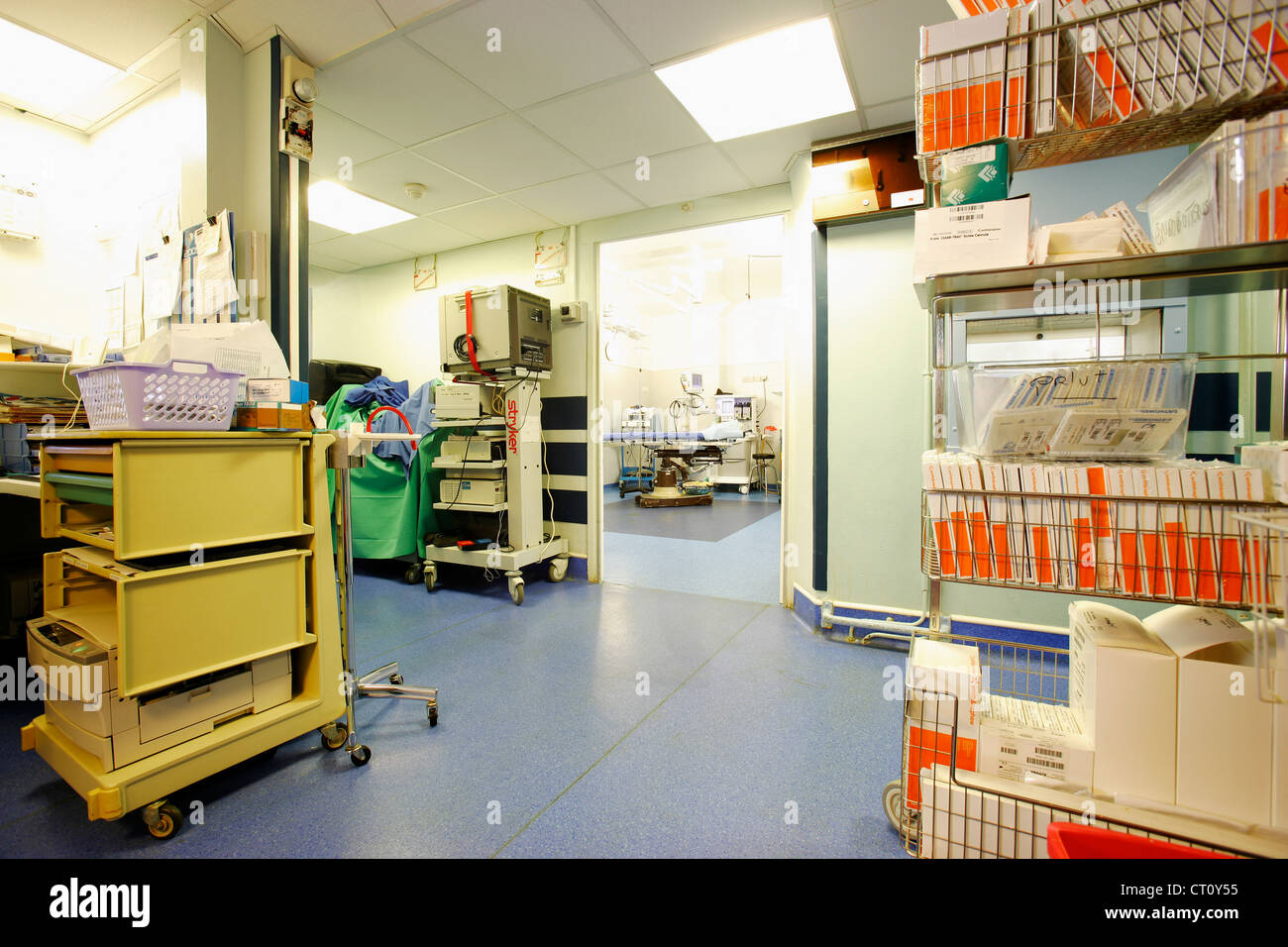 INTERIOR OF A HOSPITAL Stock Photo - Alamy