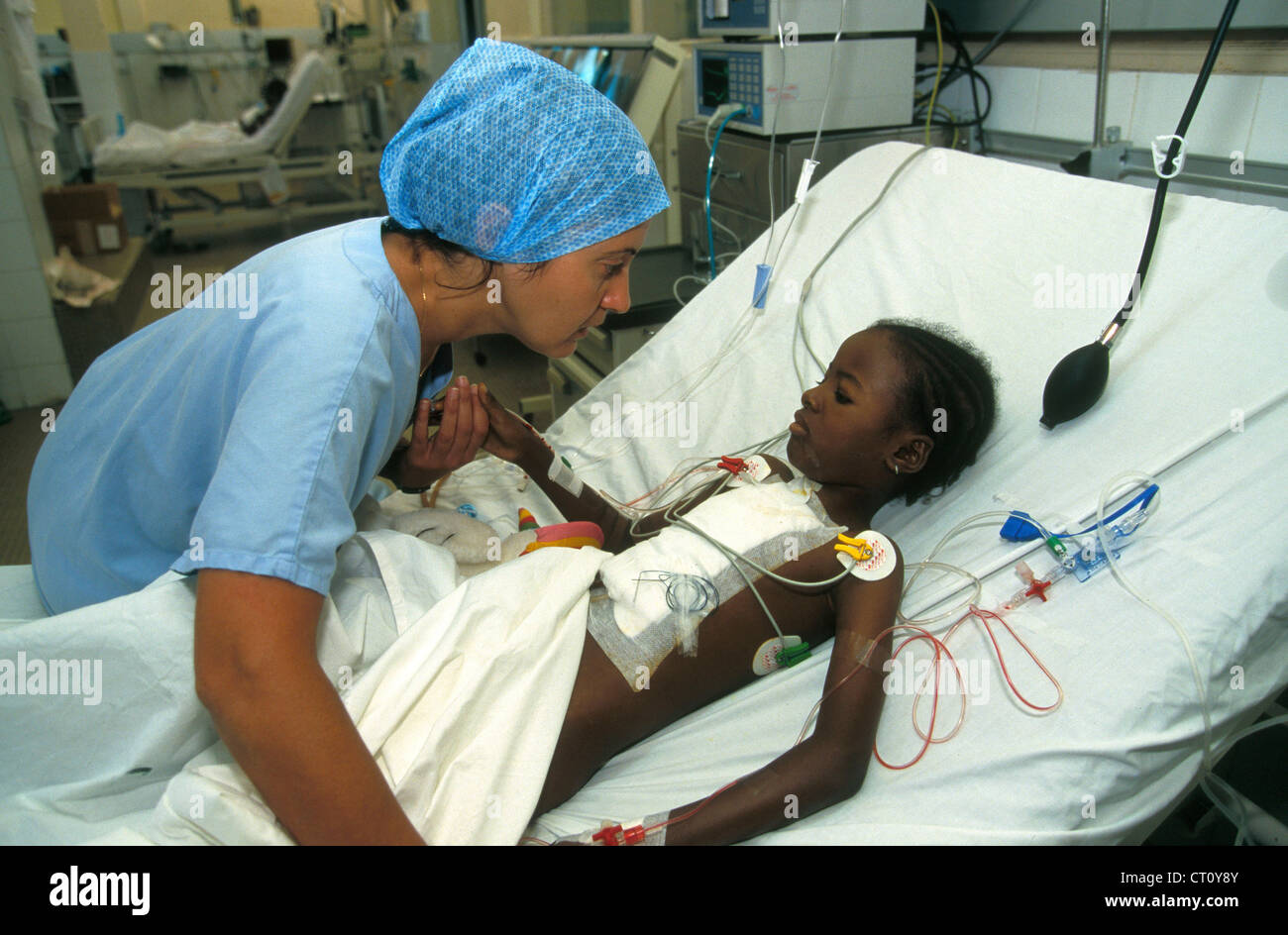 A HOSPITAL IN AFRICA Stock Photo - Alamy