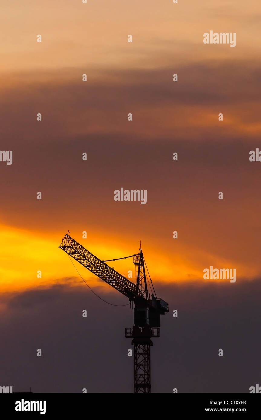 an image of a derrick at construction zone Stock Photo - Alamy