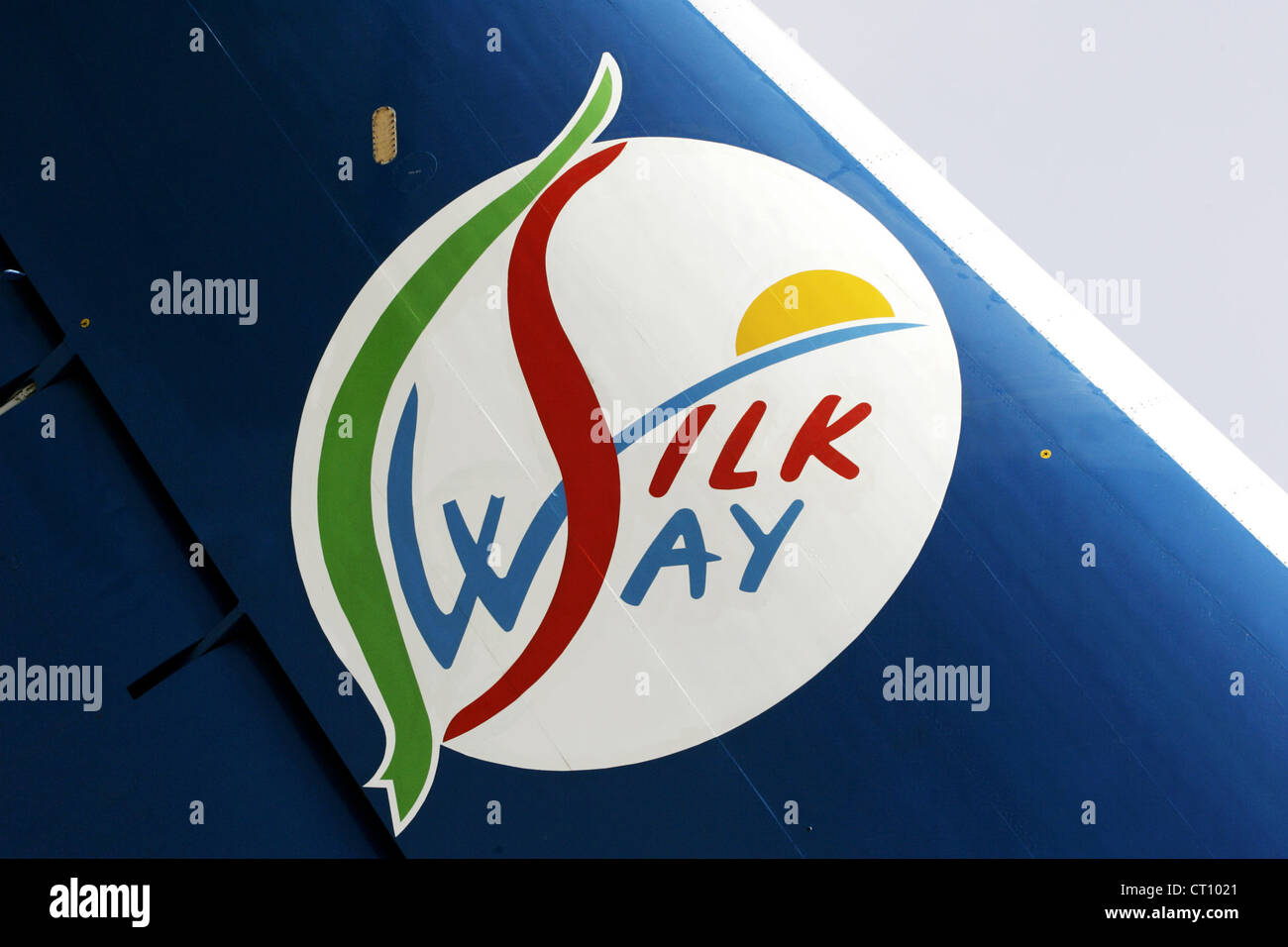 Airline logo Silk Way Stock Photo - Alamy