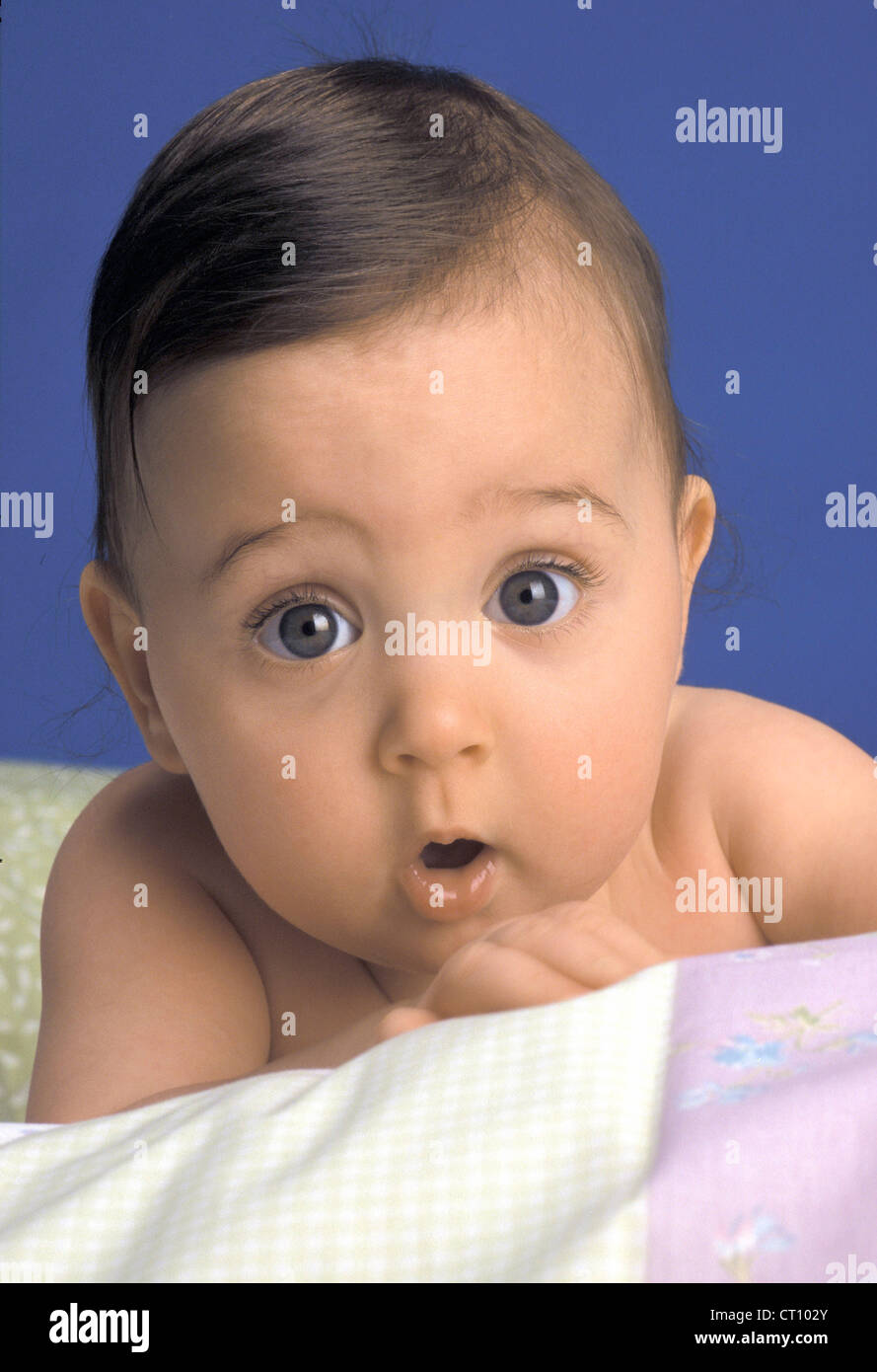 PORTRAIT OF AN INFANT Stock Photo - Alamy
