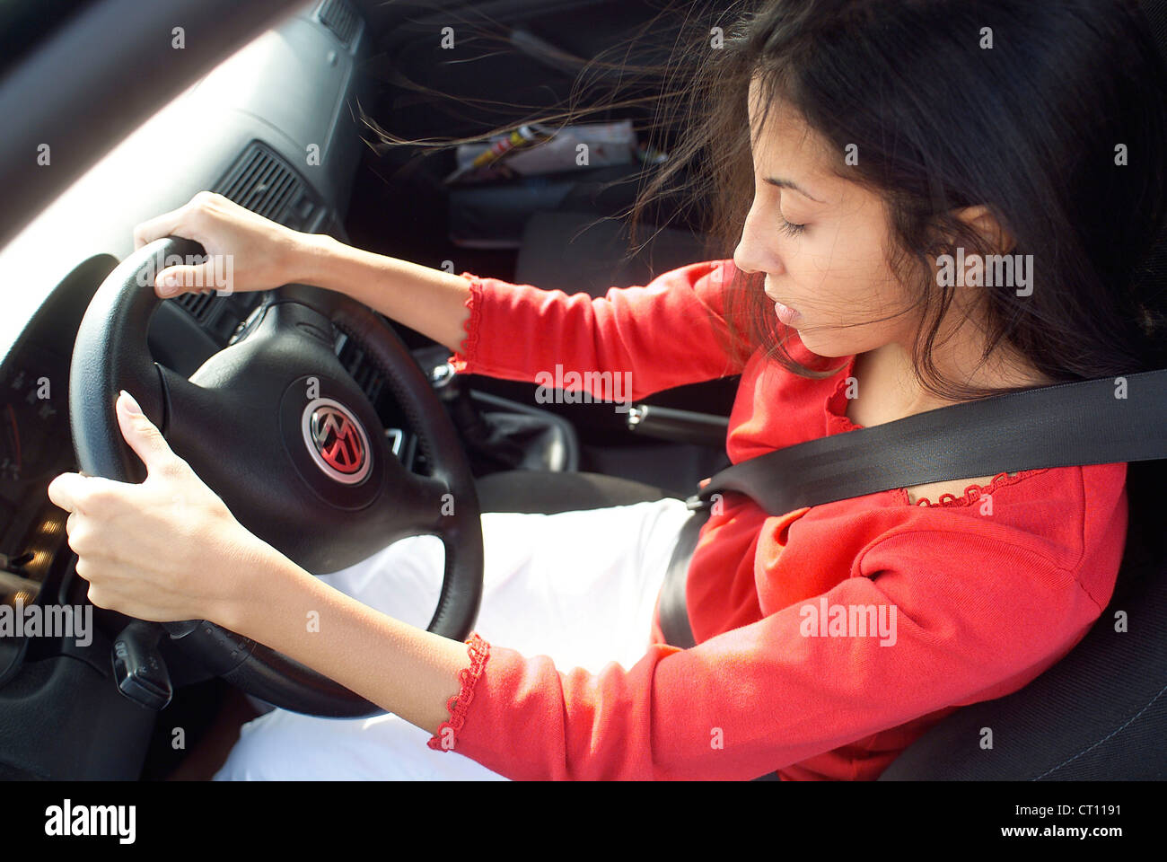 Somnolent woman hi-res stock photography and images - Alamy