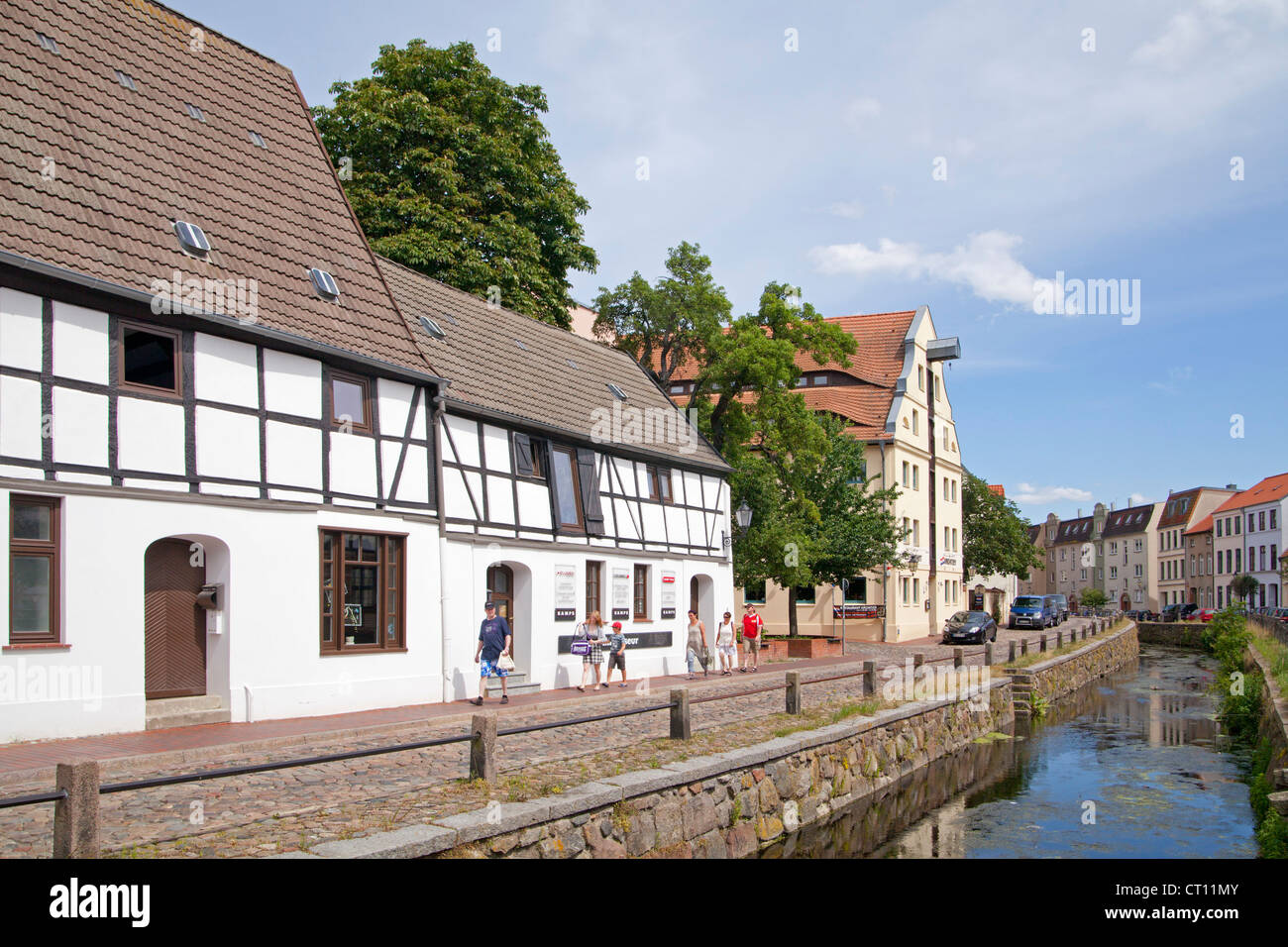 Frische Grube, Wismar, Mecklenburg-West Pomerania, Germany Stock Photo ...