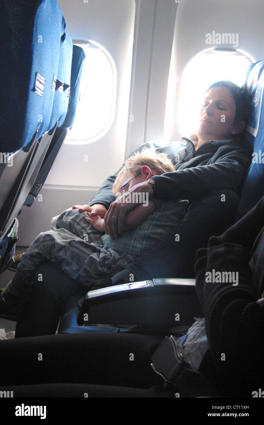 Children leave plane hi-res stock photography and images - Alamy