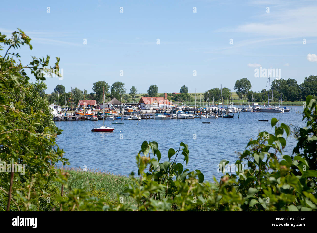 marina, Kirchdorf, Poel Island near Wismar, Mecklenburg-West Pomerania ...