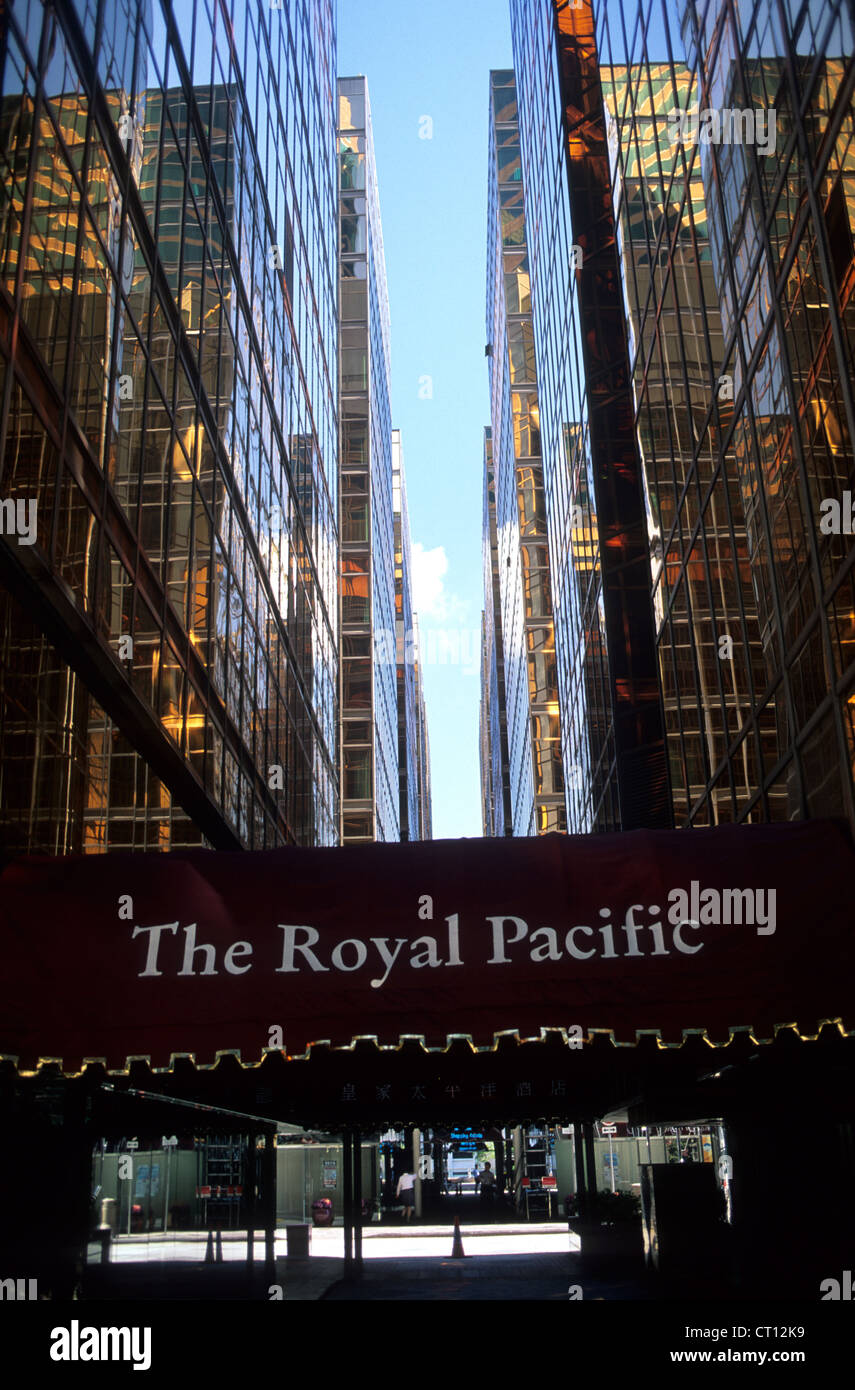 China, Hong Kong, Kowloon, the Royal pacific hotel complex Stock Photo ...