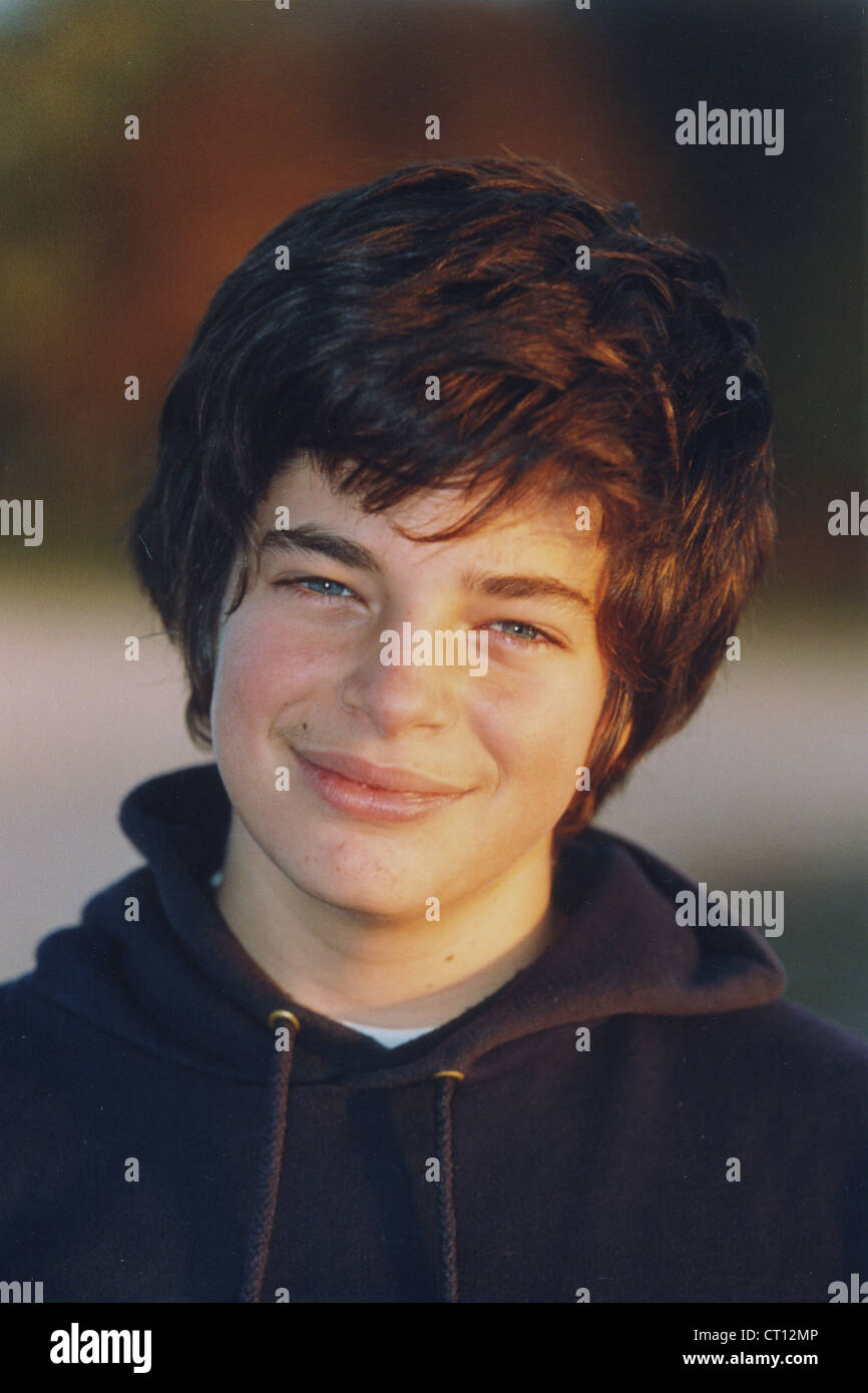 PORTRAIT OF ADOLESCENT BOY Stock Photo - Alamy