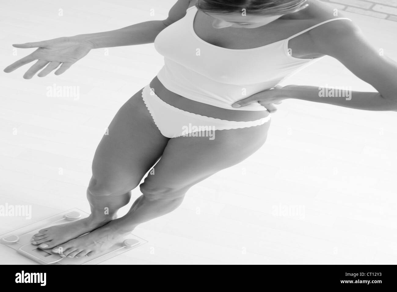 Weight 30 Black and White Stock Photos & Images - Alamy