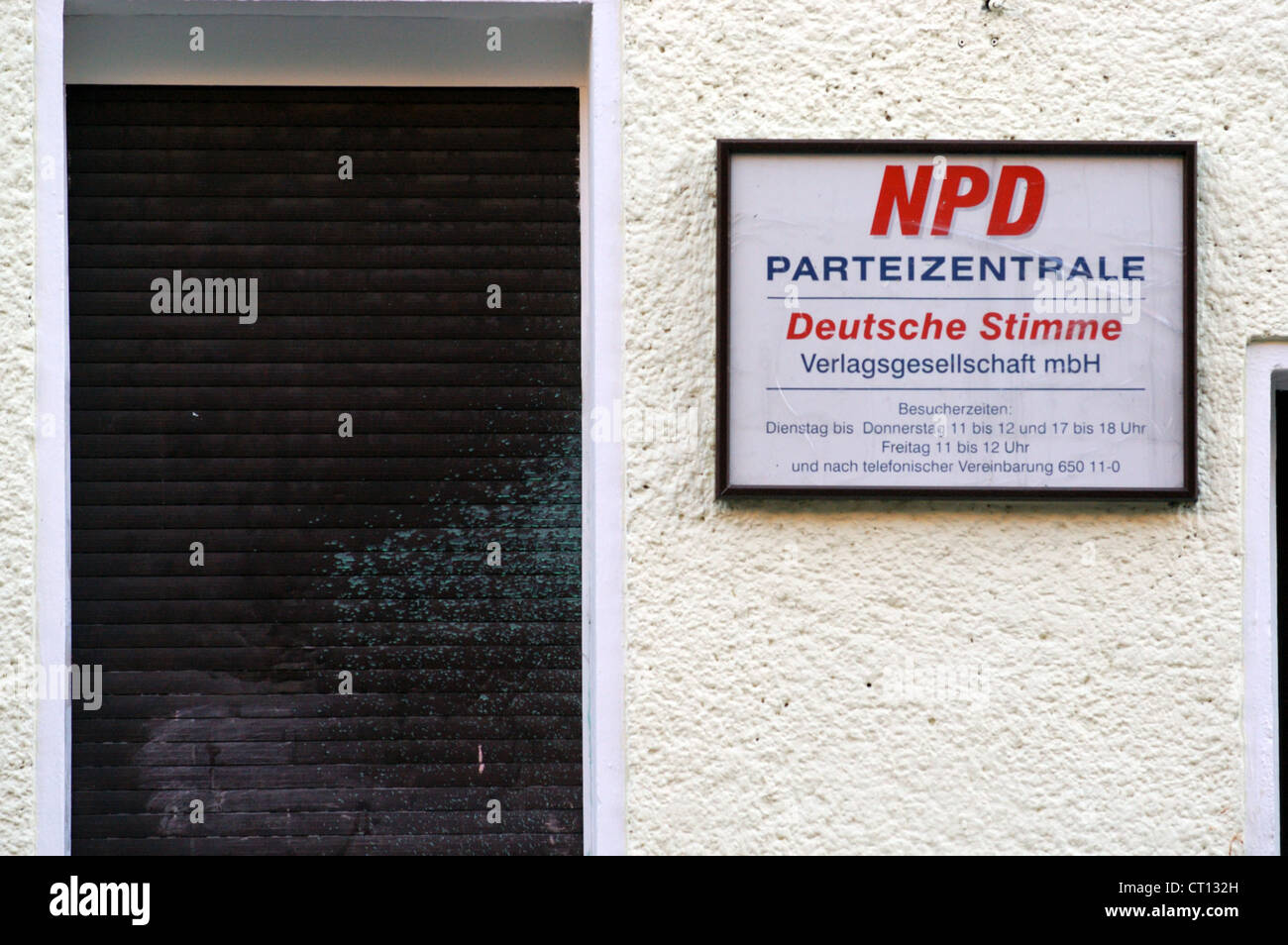 NPD party headquarters in Berlin's Koepenick Stock Photo - Alamy