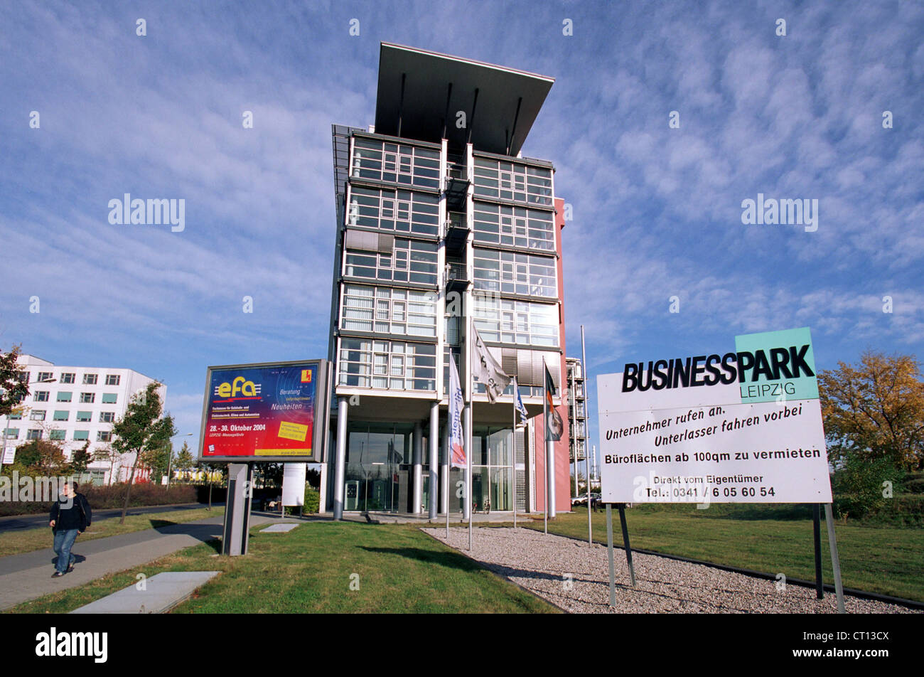Leipzig, modern office building in the industrial area Stock Photo - Alamy