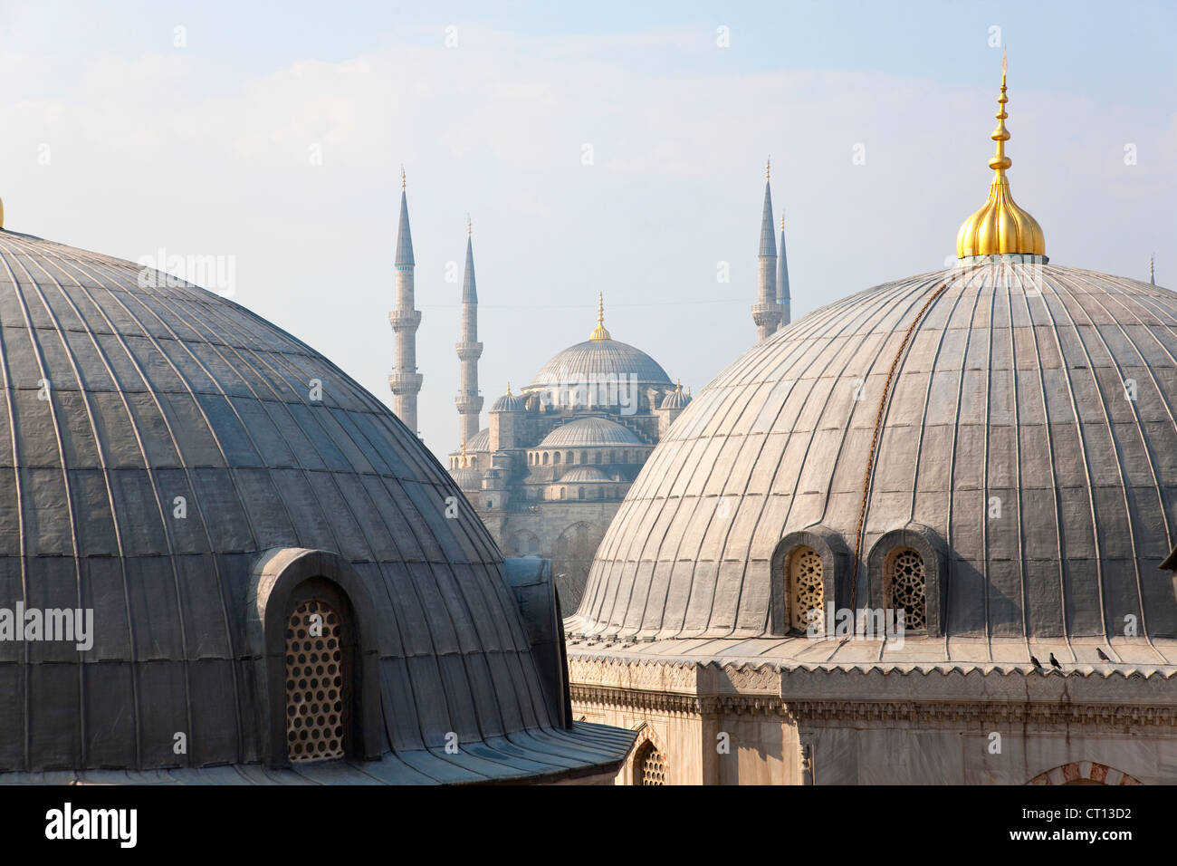 Ornate domes and windows Stock Photo - Alamy