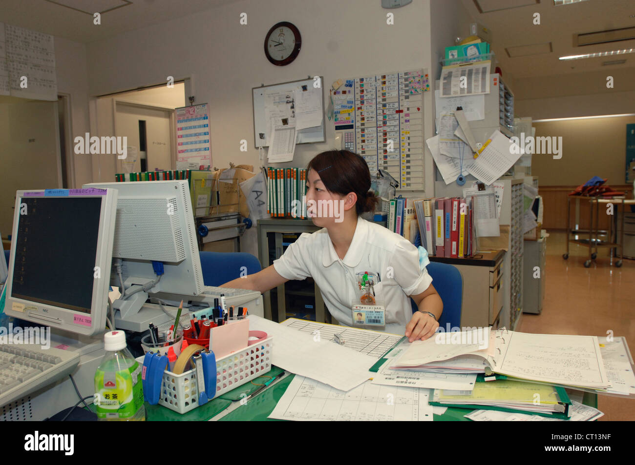 A nurses' station Stock Photo - Alamy