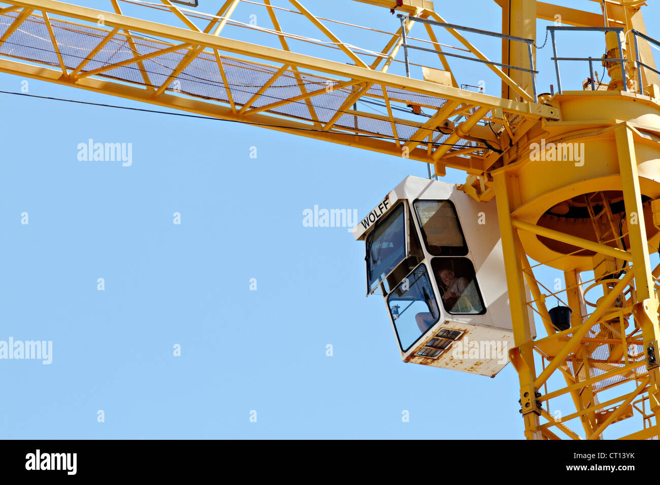 Crane operator cabin hi-res stock photography and images - Alamy
