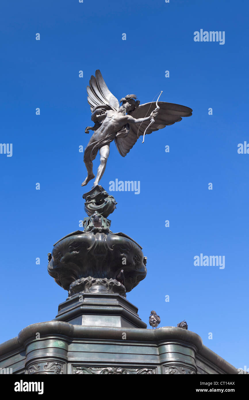 Eros statue piccadilly london uk hi-res stock photography and images ...