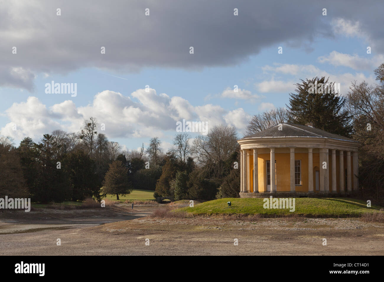 The "Temple of Music" situated on one of the islands of the swan-shaped ...