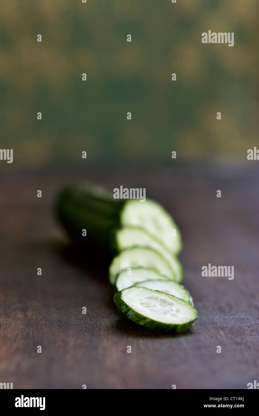 Sliced cucumber closeup hi-res stock photography and images - Alamy