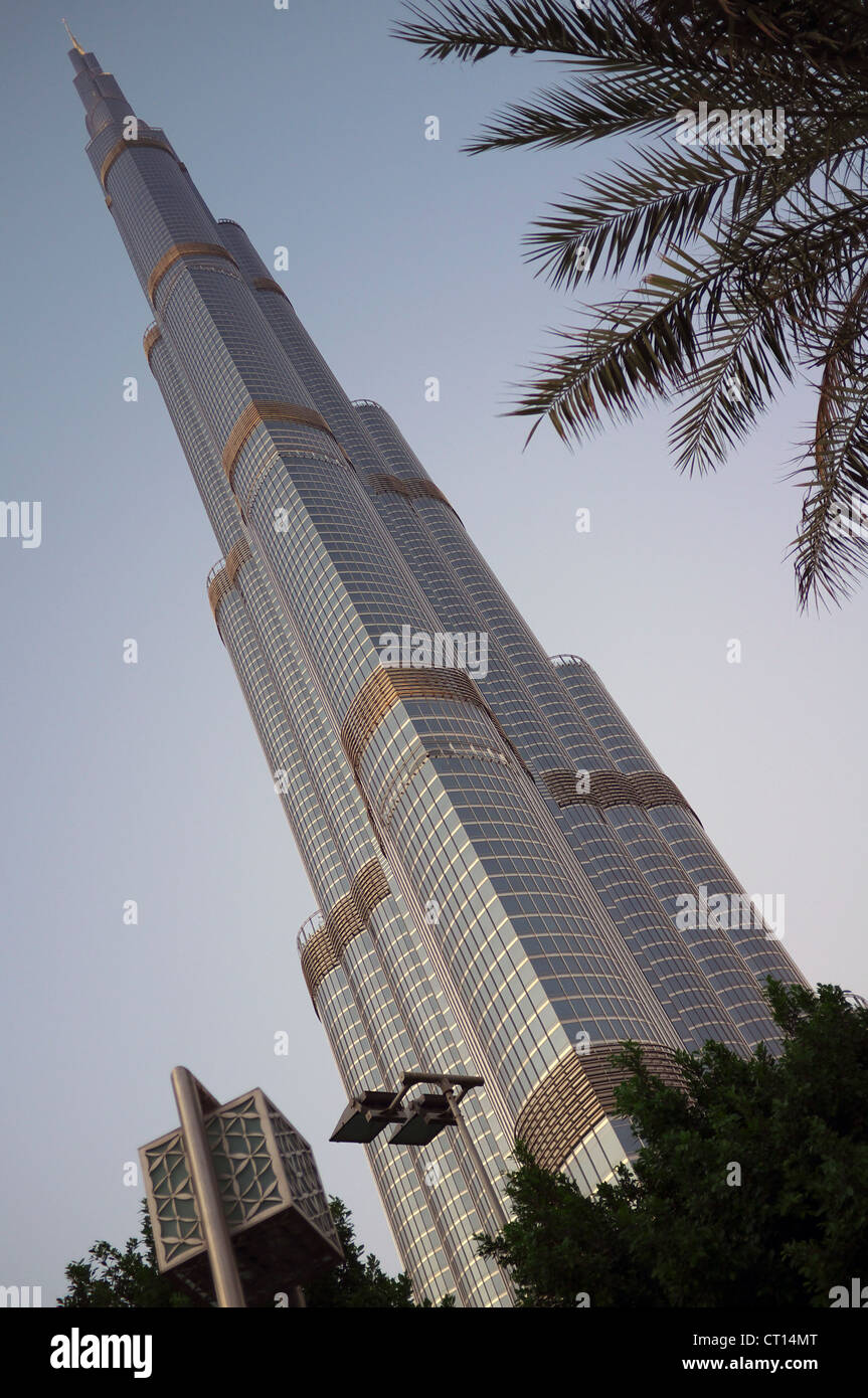 Dubai Tower also known as the Burj Dubai or the Burj Khalifa, the ...