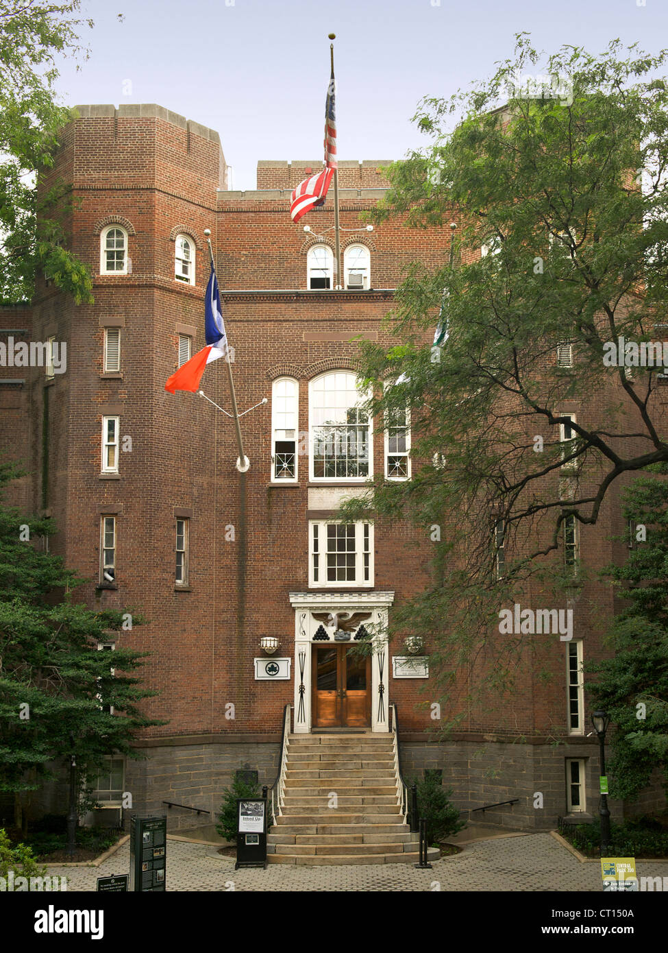 Central Park Arsenal building on Central Park and Fifth Avenue in ...