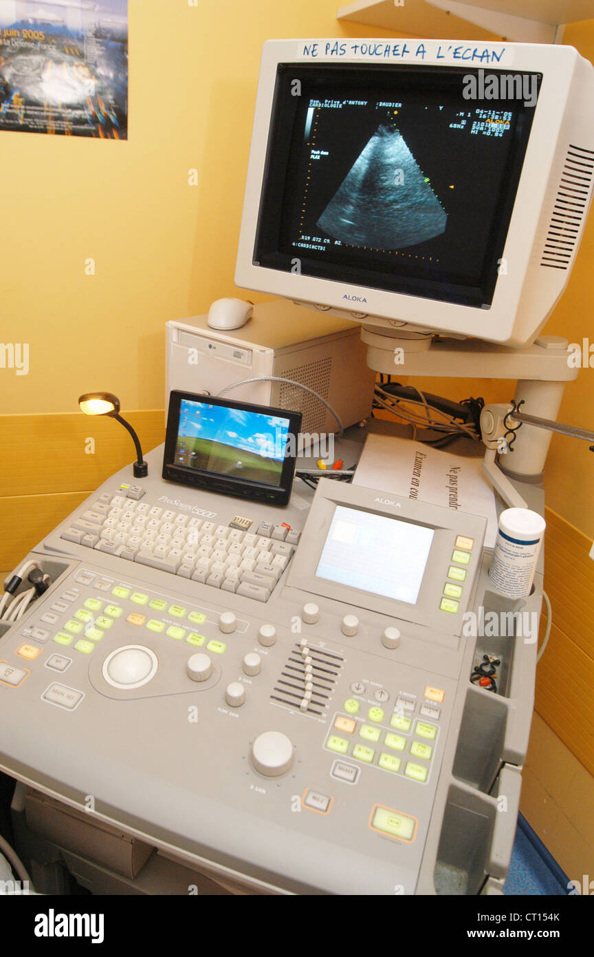 Heart sonography result hi-res stock photography and images - Alamy