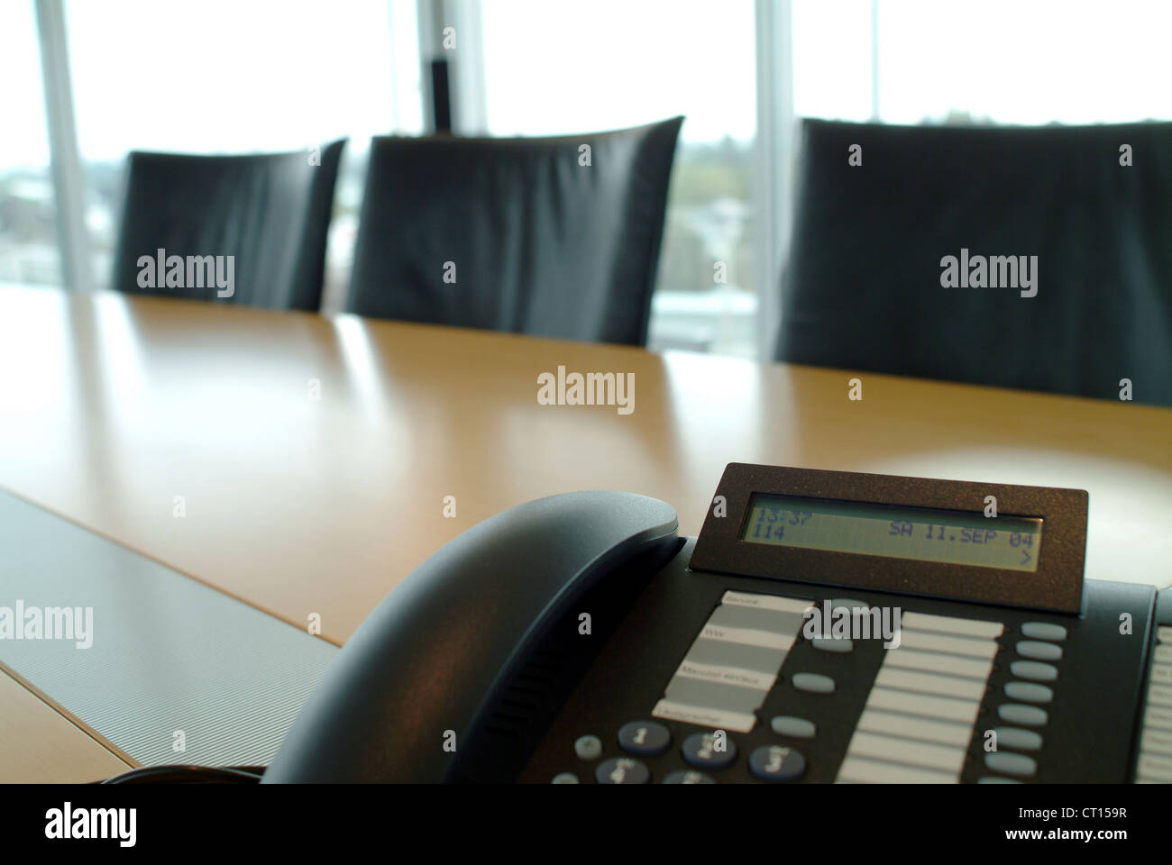 Empty conference room telephone hi-res stock photography and images - Alamy