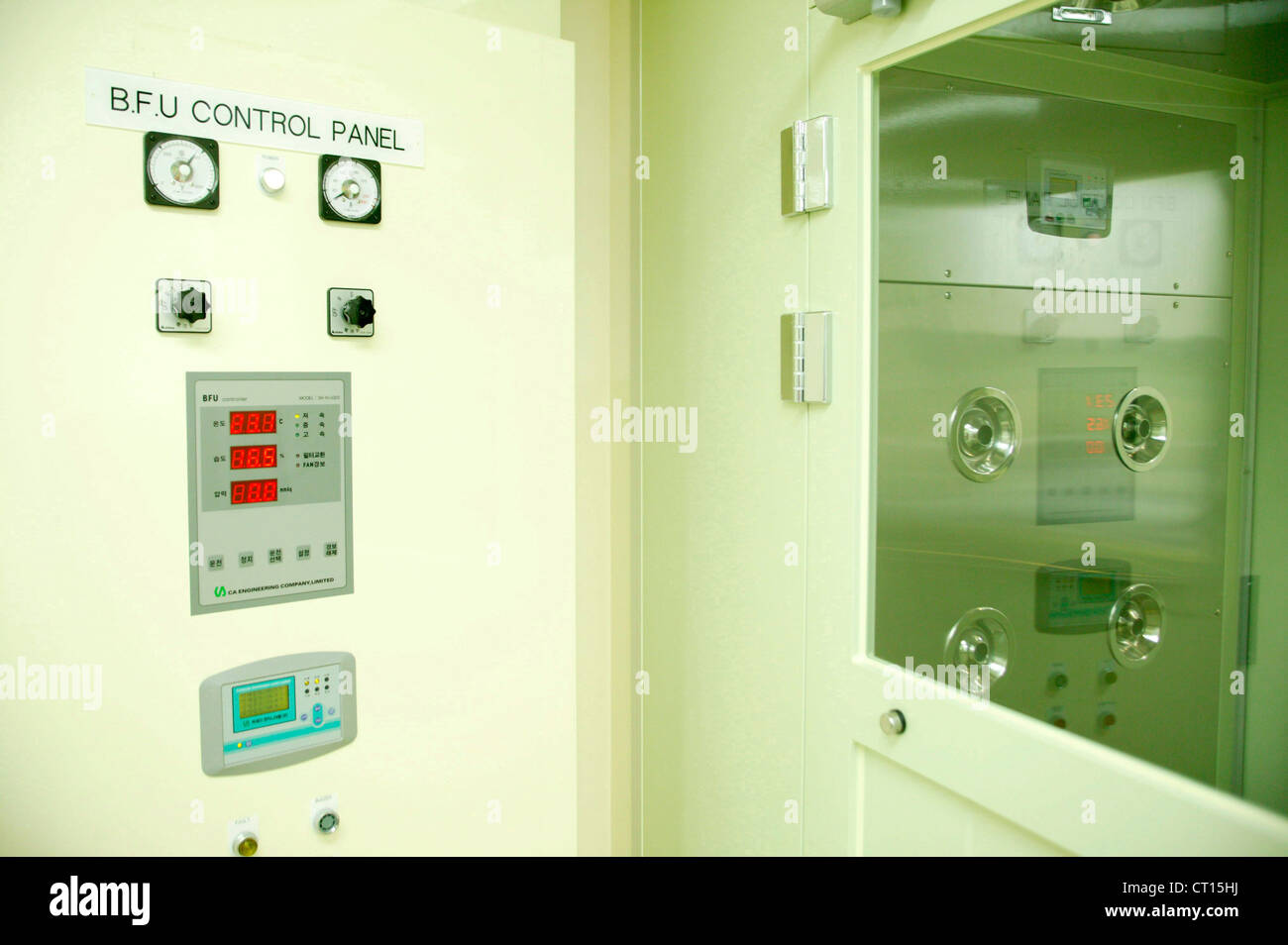 BFU control panel Stock Photo - Alamy