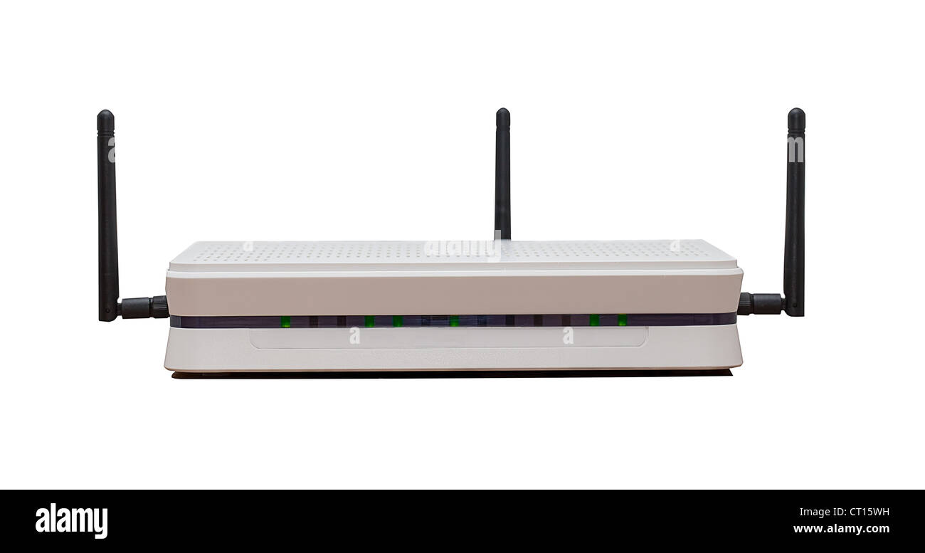 Wireless router and modem hi-res stock photography and images - Alamy