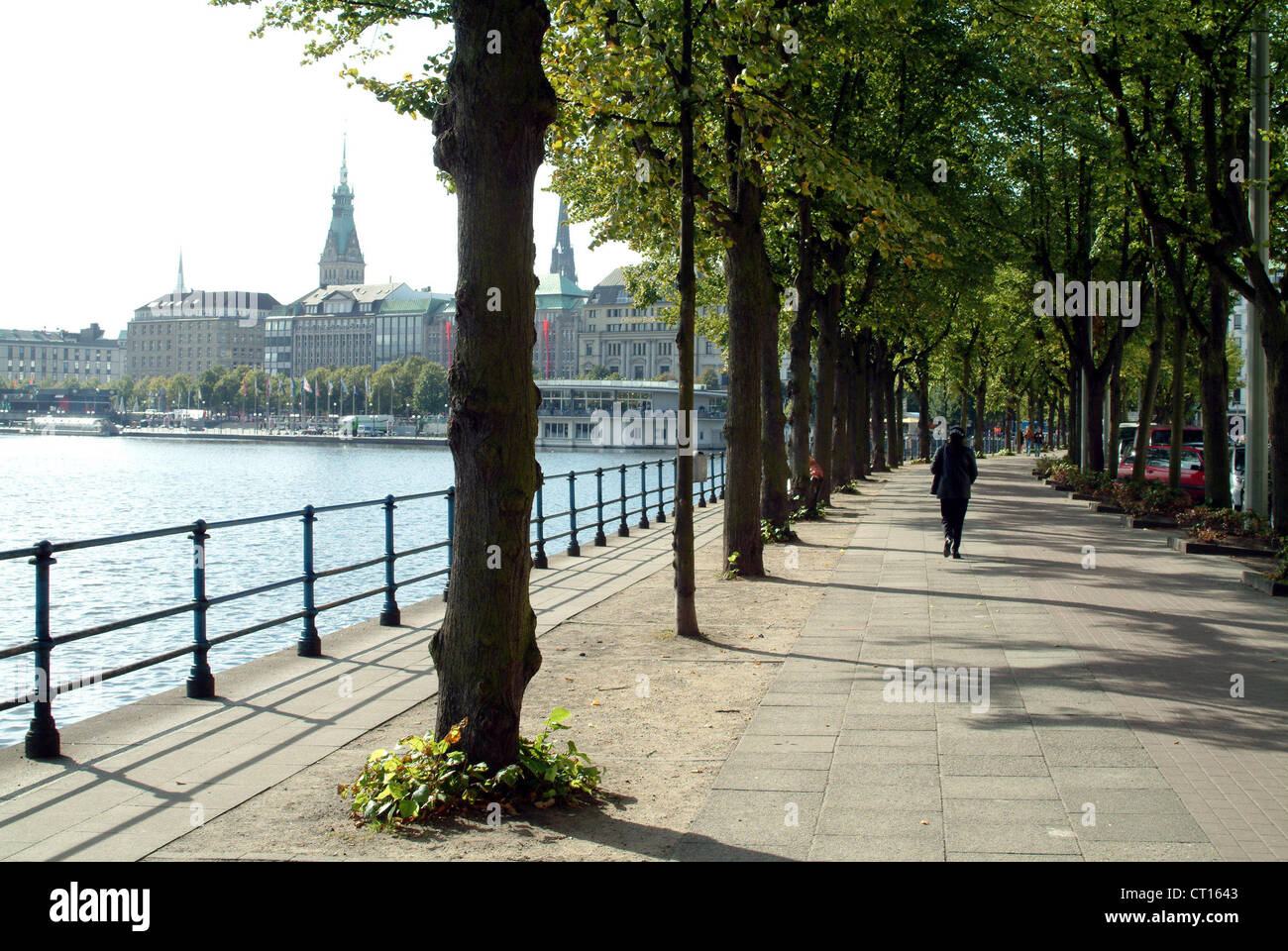 Inner alster promenade hi-res stock photography and images - Alamy