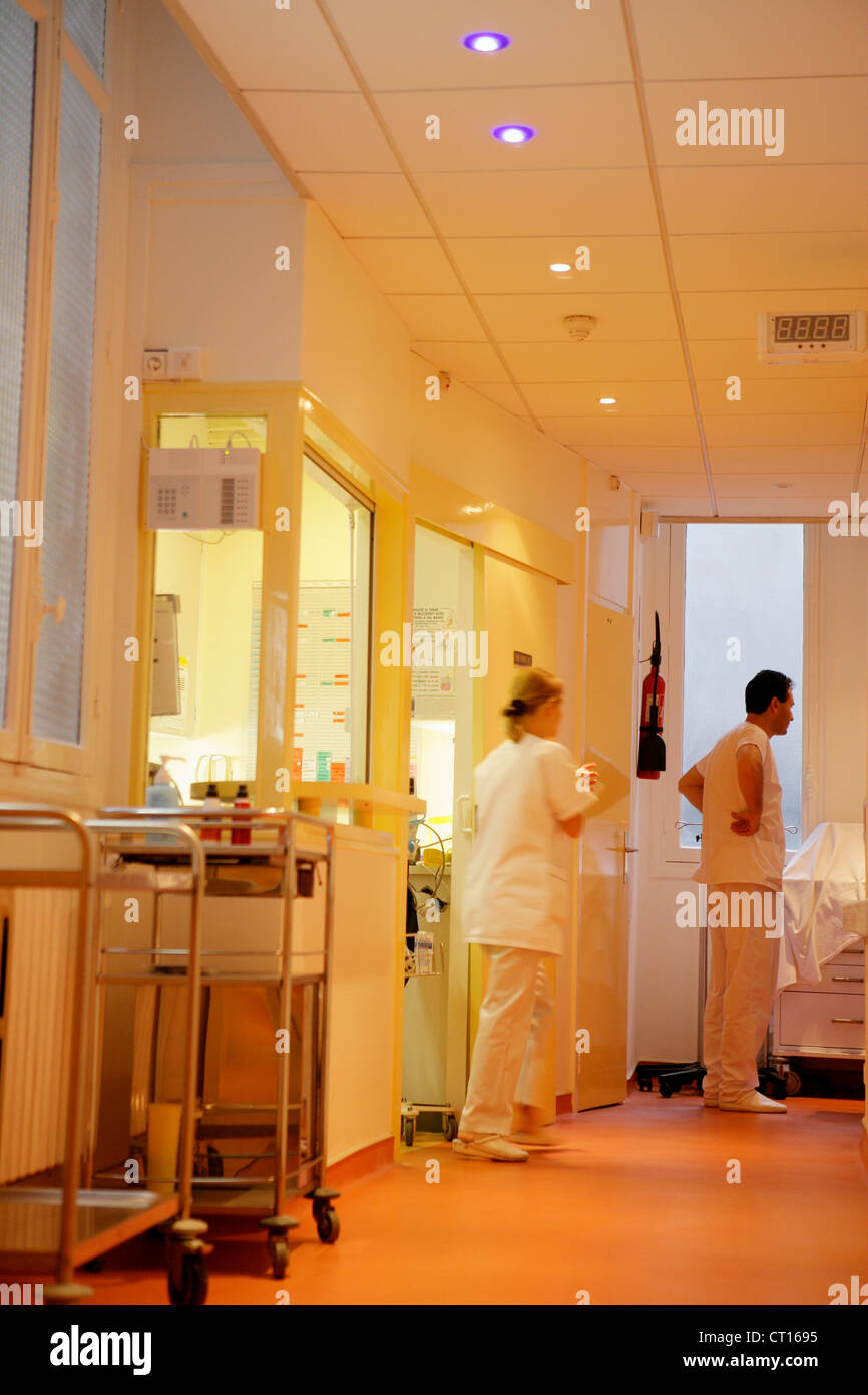 INTERIOR OF A HOSPITAL Stock Photo - Alamy