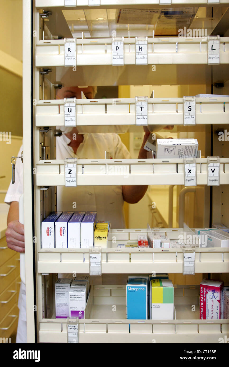 Berlin, medicine cabinet Stock Photo - Alamy