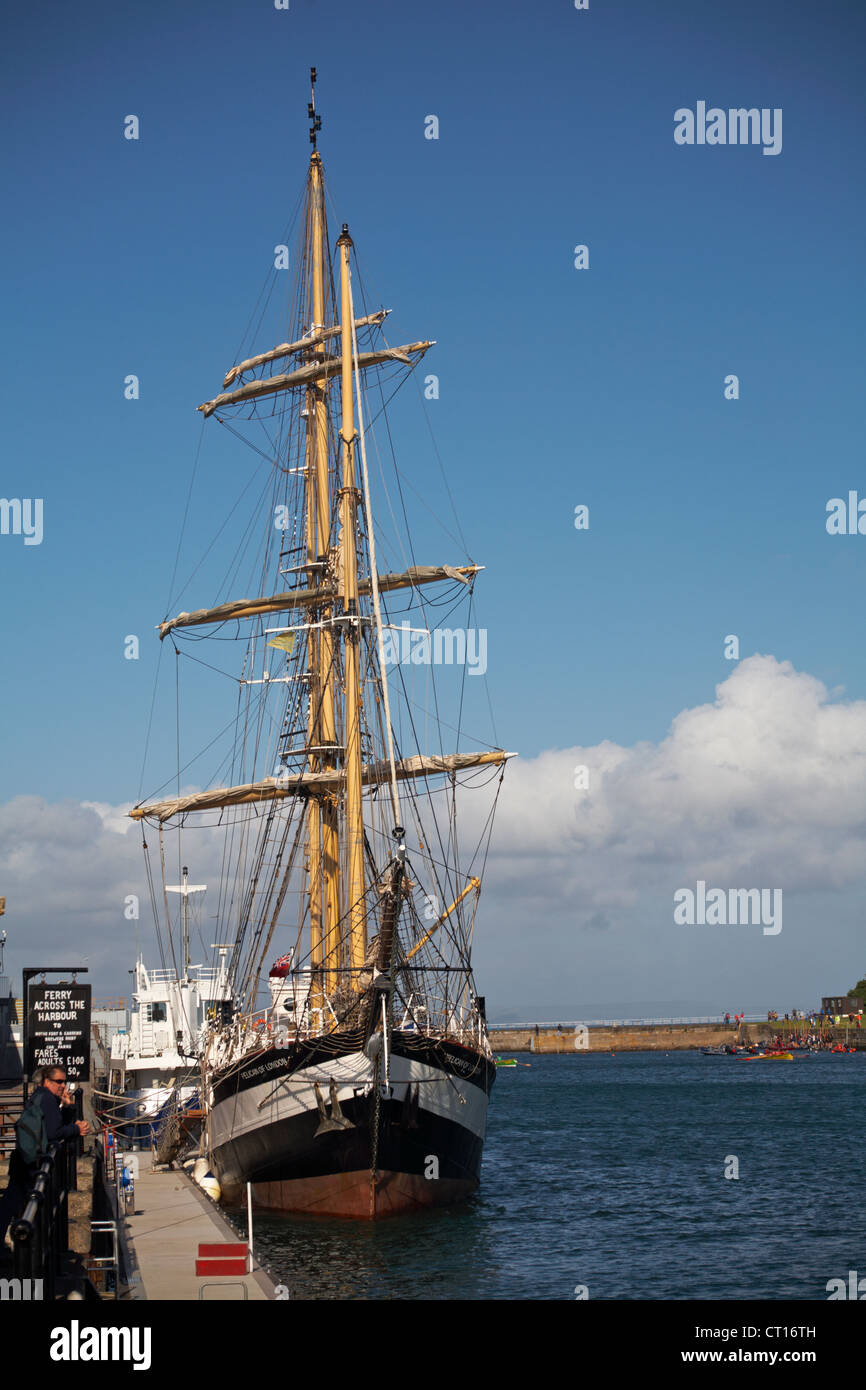 Pelican of london tall ship weymouth hi-res stock photography and ...