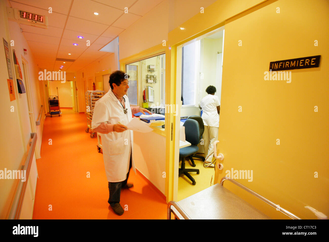 INTERIOR OF A HOSPITAL Stock Photo - Alamy