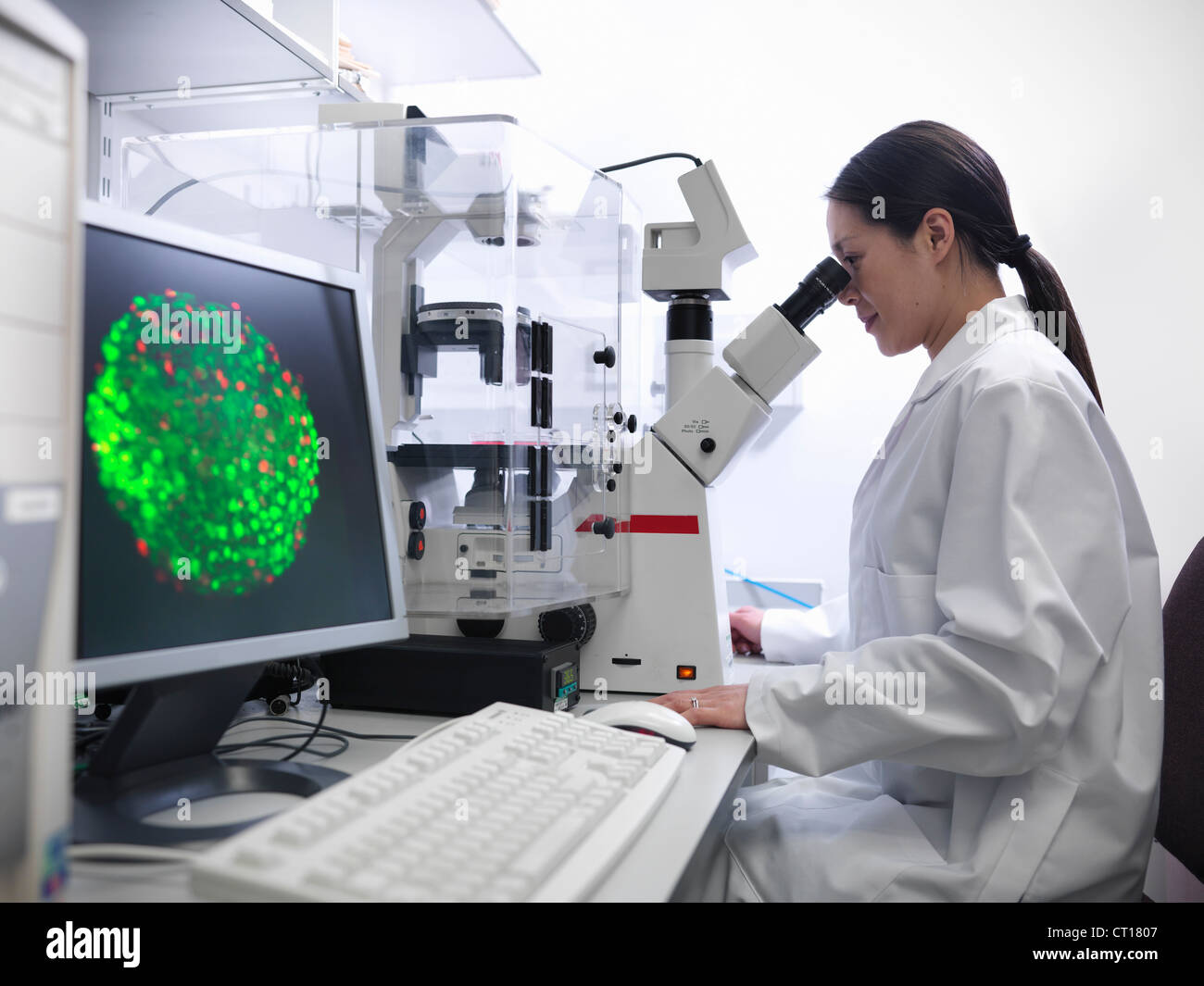 Scientist lab computer hi-res stock photography and images - Alamy