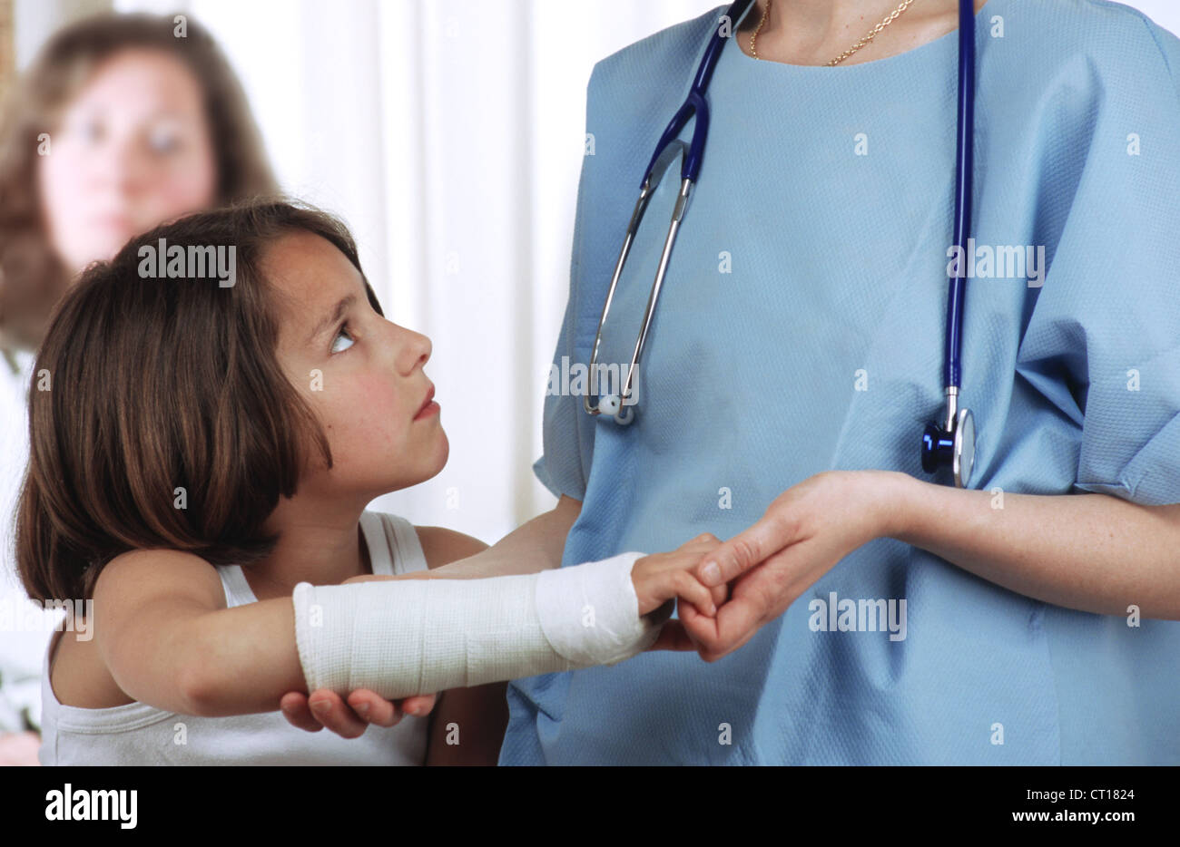 Plaster arms girl hi-res stock photography and images - Alamy