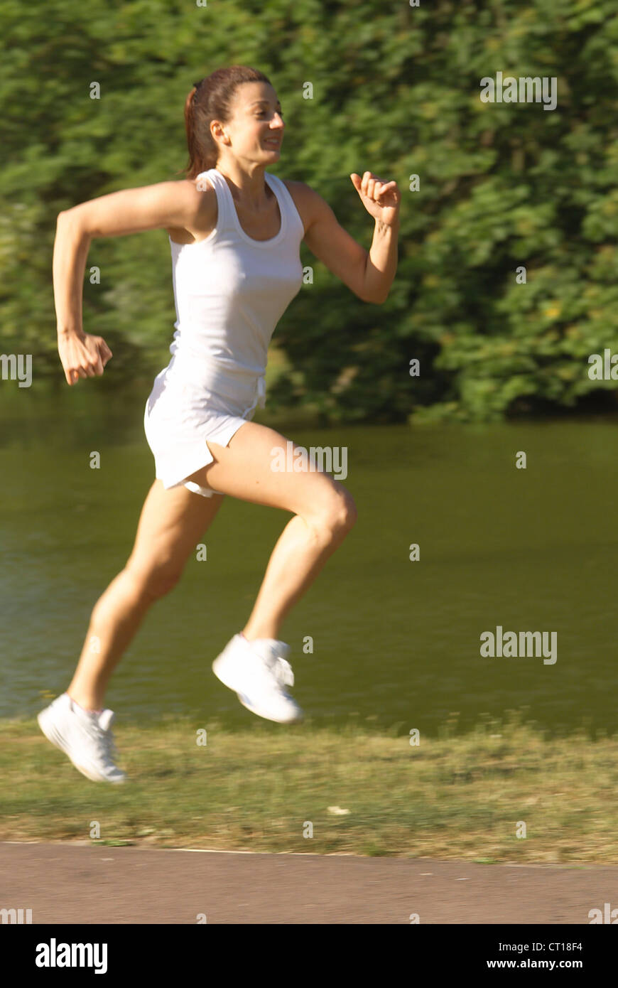 Individual running hi-res stock photography and images - Alamy