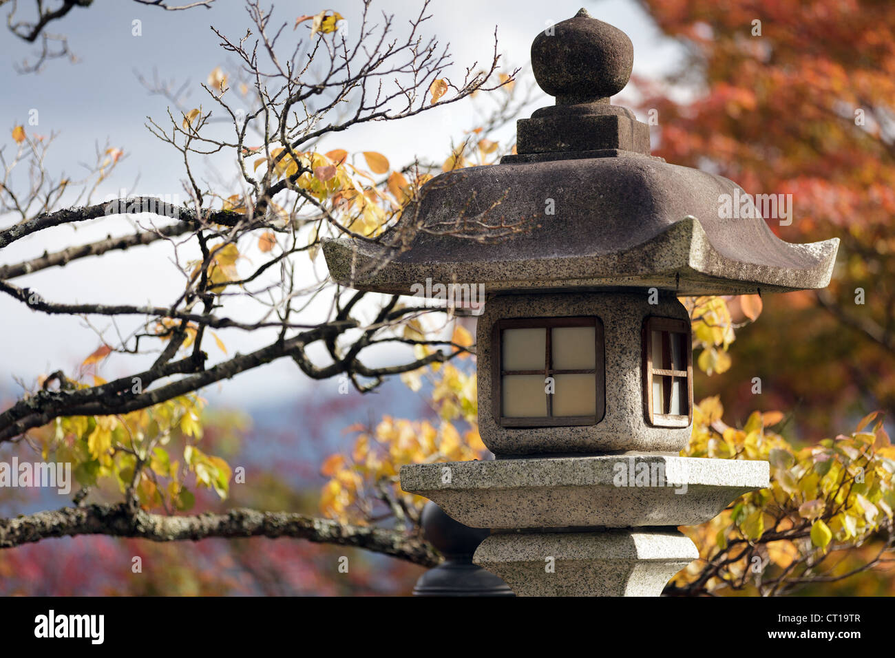 japanese traditional shrine in fall season, Kyoto, Japan Stock Photo ...