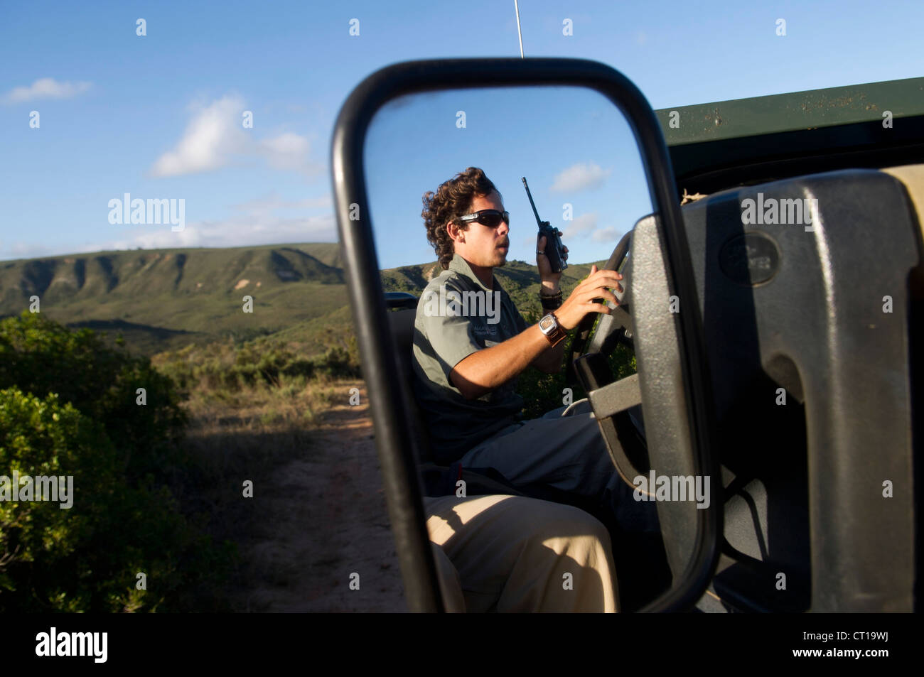Park ranger on game reserve in South Africa Stock Photo - Alamy