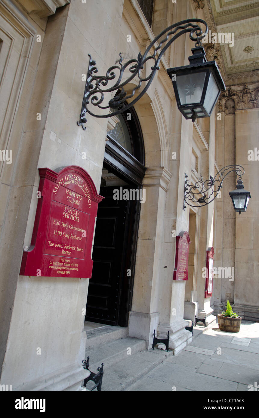 St george hanover square london hi-res stock photography and images - Alamy
