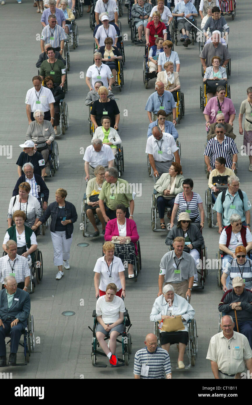 Pilgrimage lourdes disabled hi-res stock photography and images - Alamy