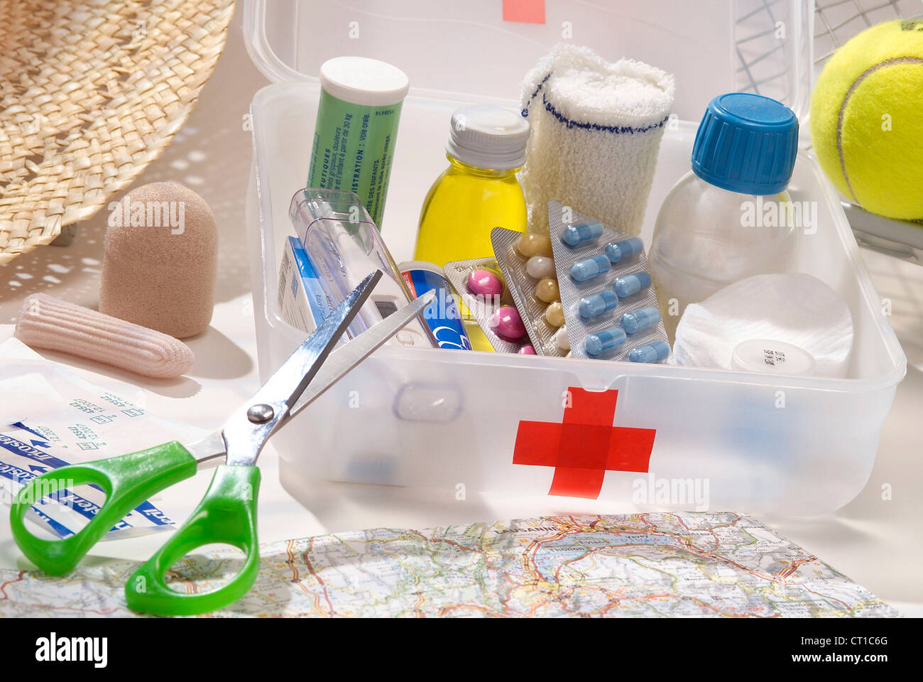 FIRST AID KIT Stock Photo - Alamy