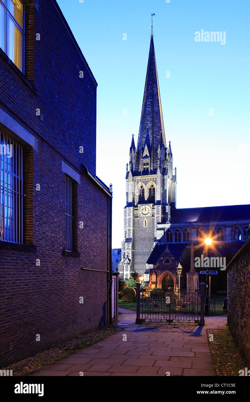 St. Martins Church, Dorking, Surrey Hills, Surrey, England Stock Photo ...