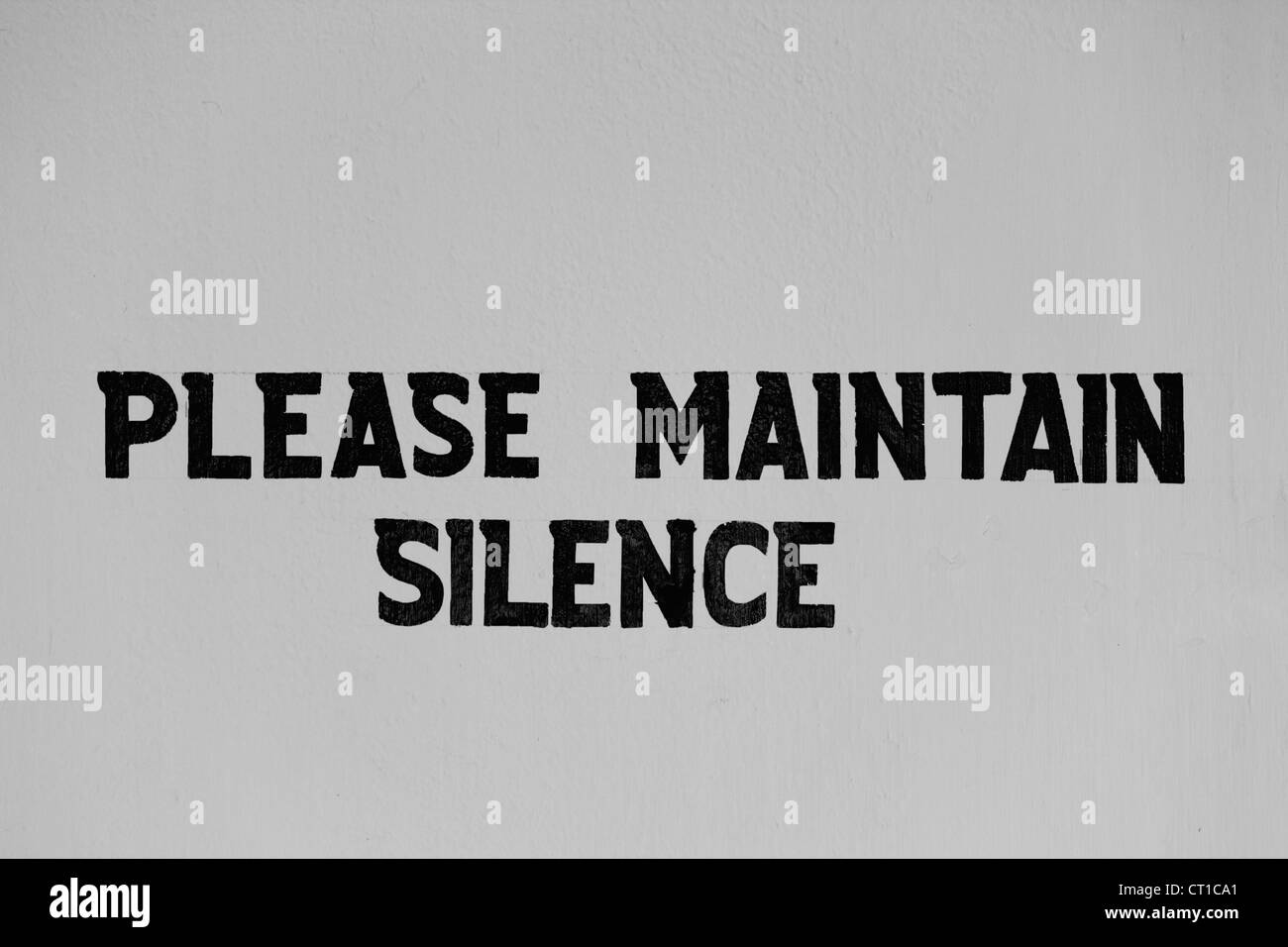 To maintain silence hi-res stock photography and images - Alamy
