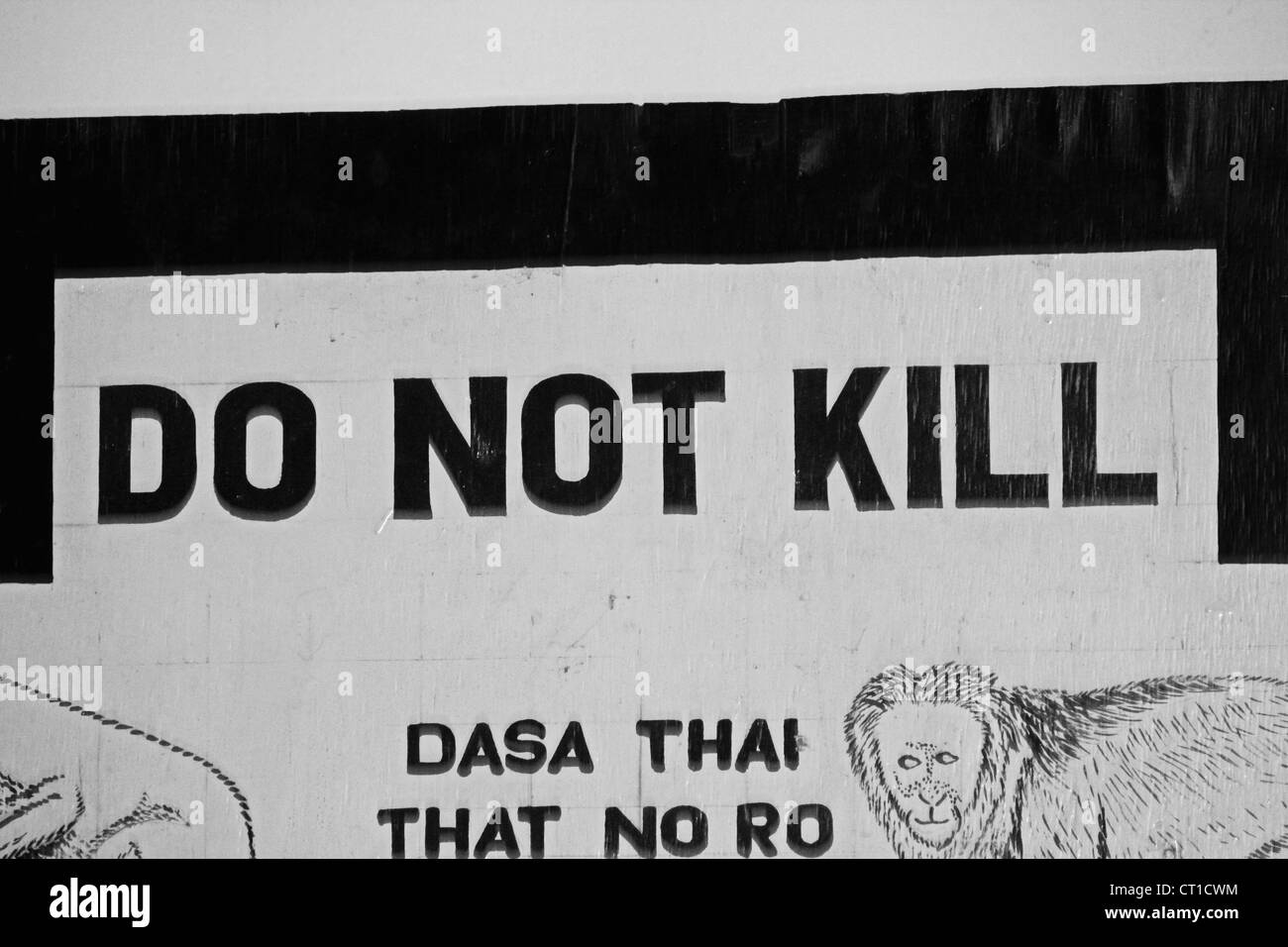 Do Not Kill Wild Animal Notice Board Stock Photo Alamy do-not-kill-wild-animal-notice-board-stock-photo-alamy