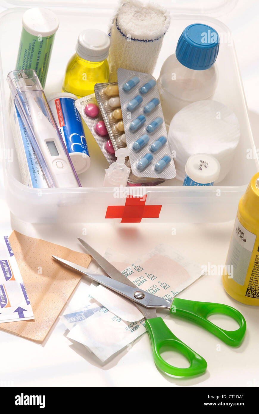 FIRST AID KIT Stock Photo - Alamy