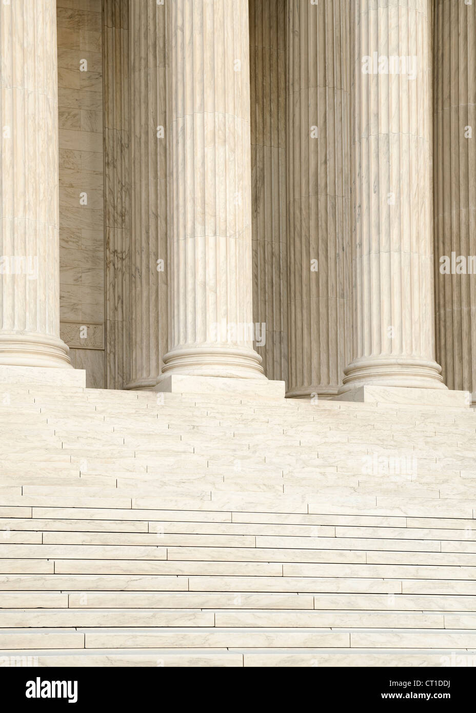 Steps and columns of the United States Supreme Court Building in ...