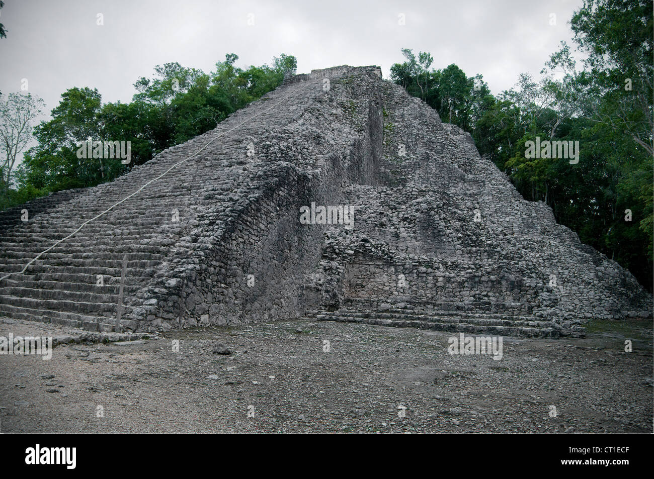 Coba's Nohoch Mul pyramid is one of the landmark ruins in Yucatan ...