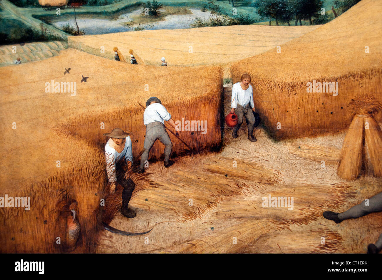 The Harvesters 1565 Pieter Bruegel the Elder Dutch Belgian Belgium ...